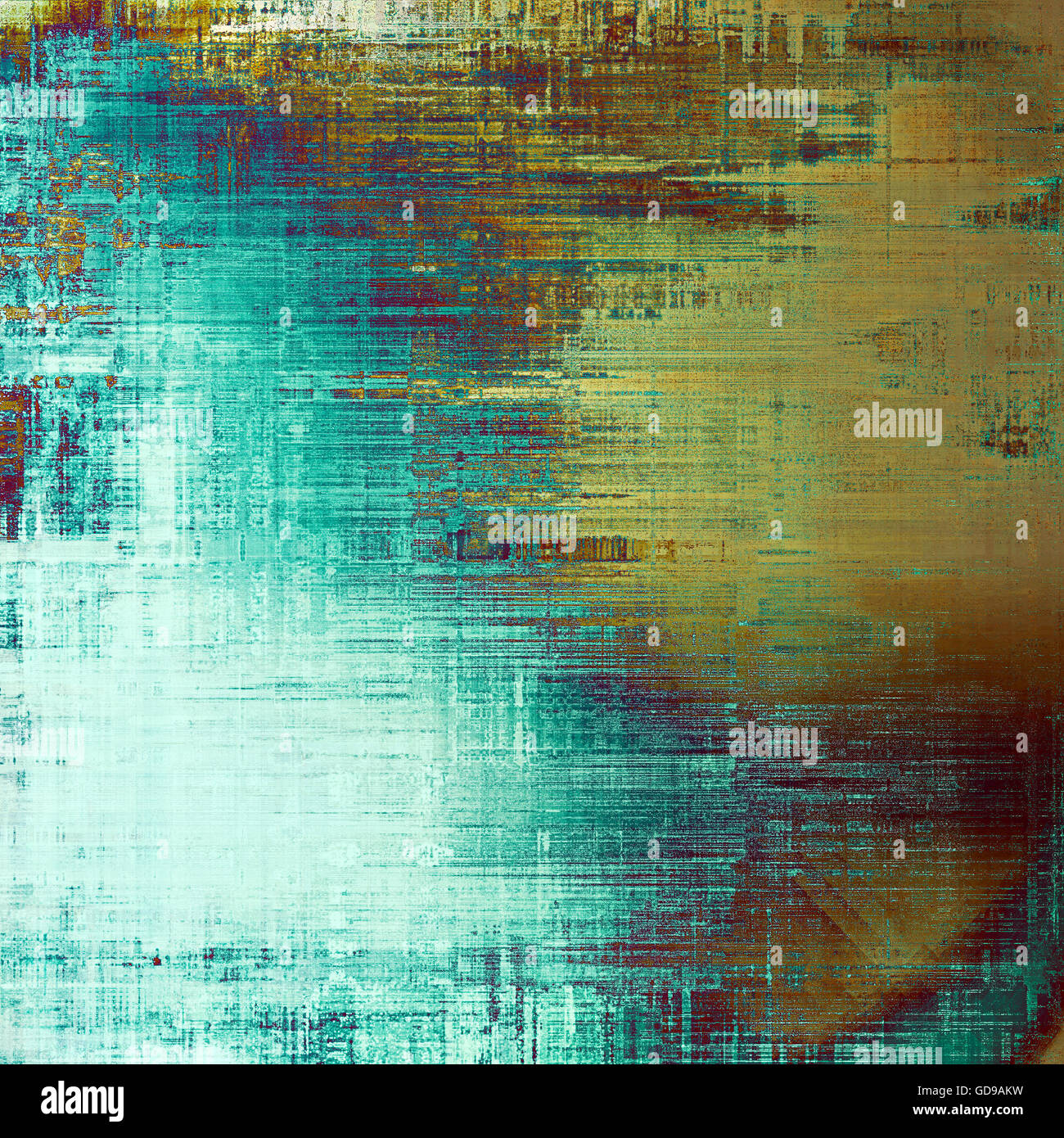 Abstract faded retro background or shabby texture with vintage style ...