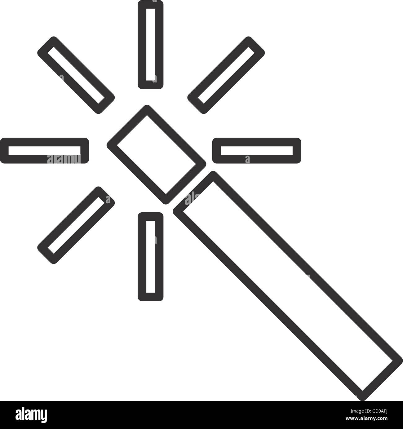 Photo editing line art Stock Vector Images - Alamy