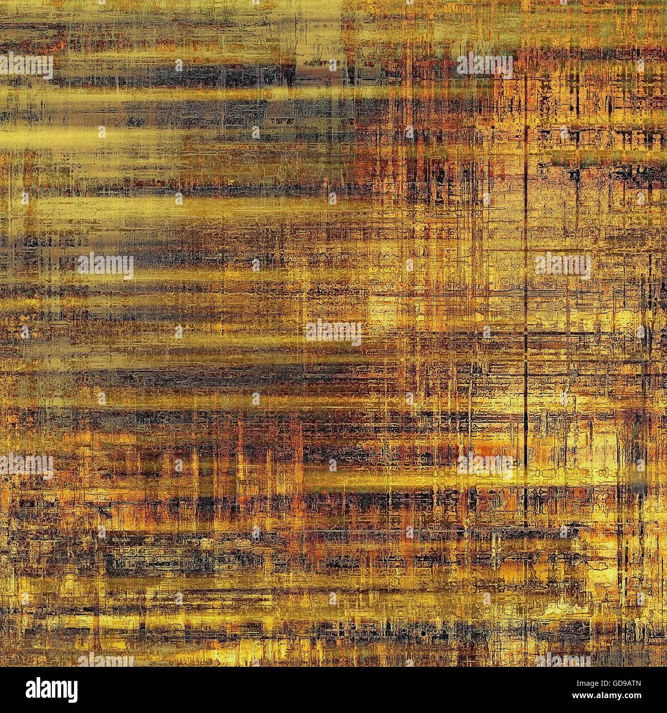 Scratched grunge background or spotted vintage texture. With different ...