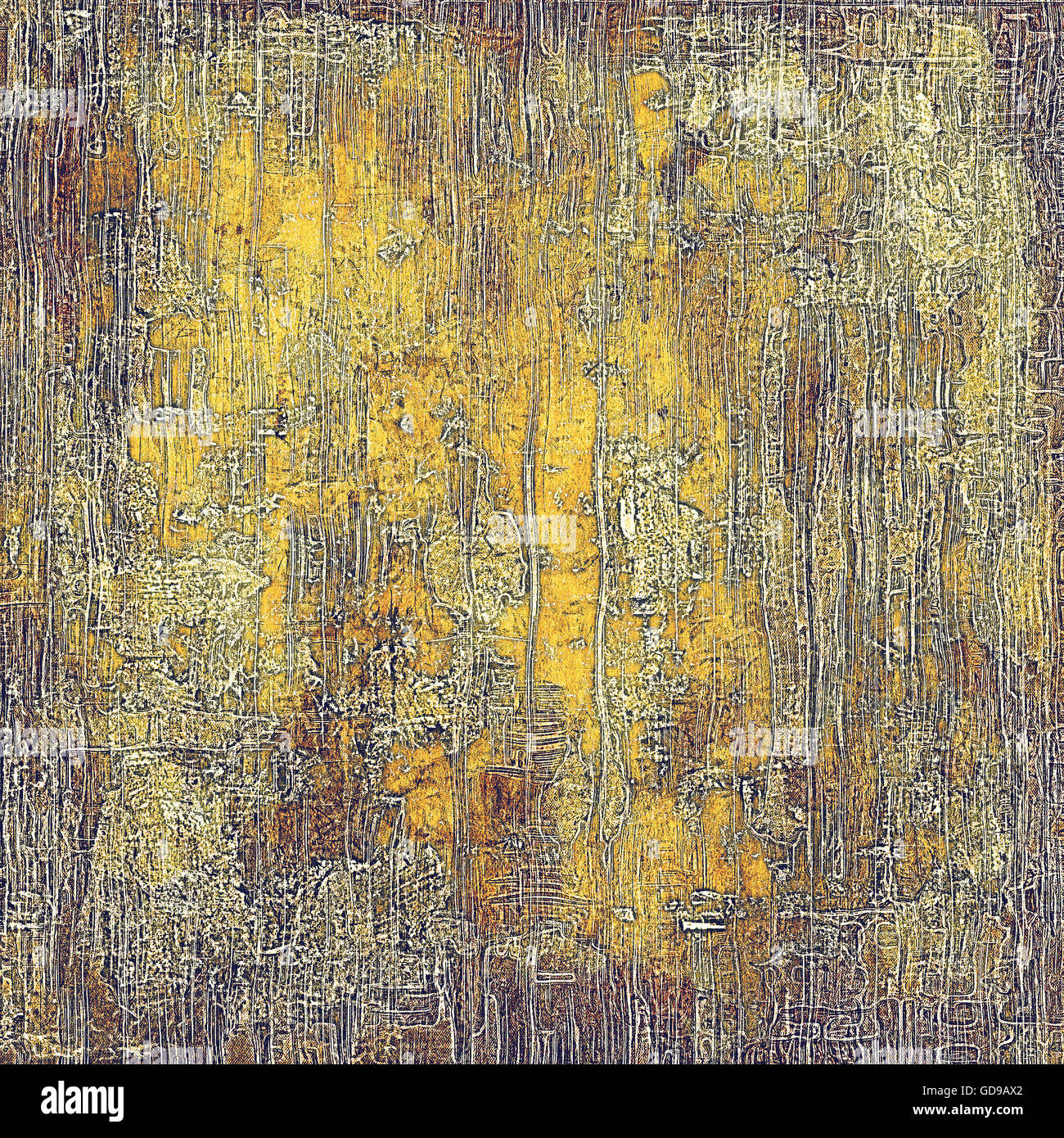 Scratched grunge background or spotted vintage texture. With different ...