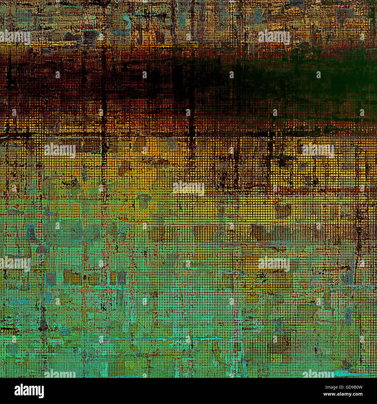 Art grungy texture, aged background with retro feeling. With different ...