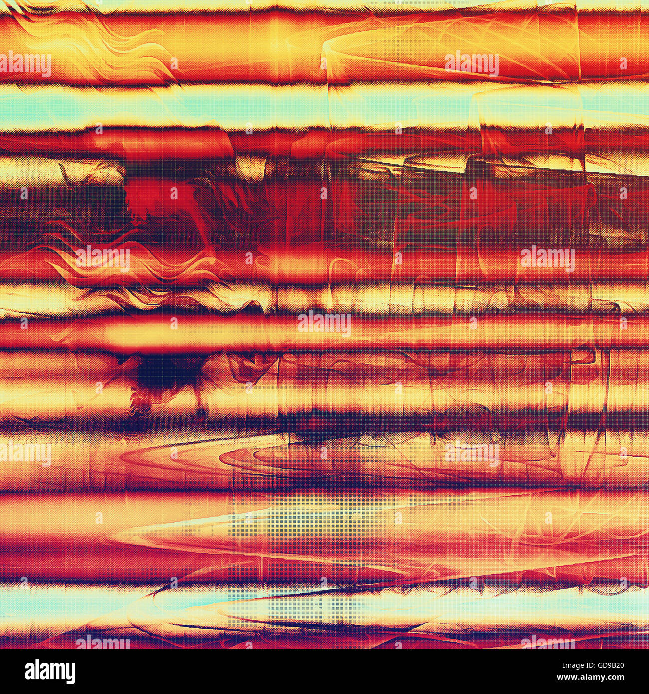 Distressed grunge texture, damaged vintage background with different ...
