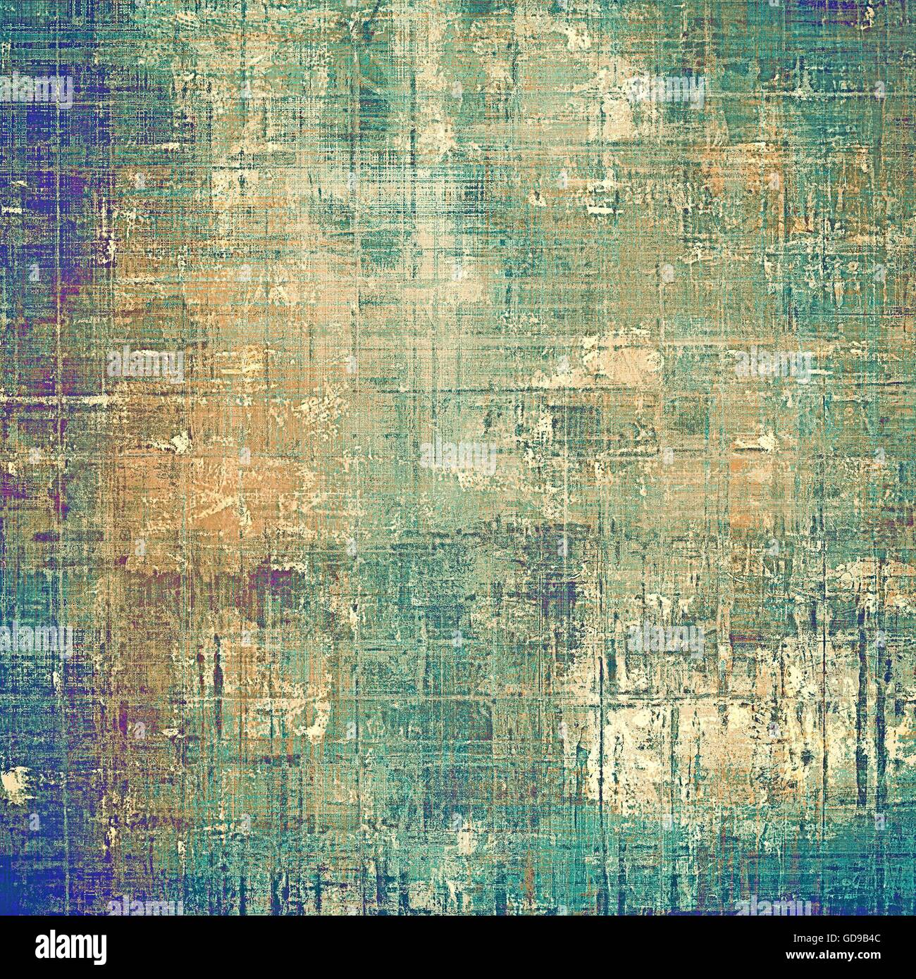 Vintage old retro background with ancient style design elements and ...