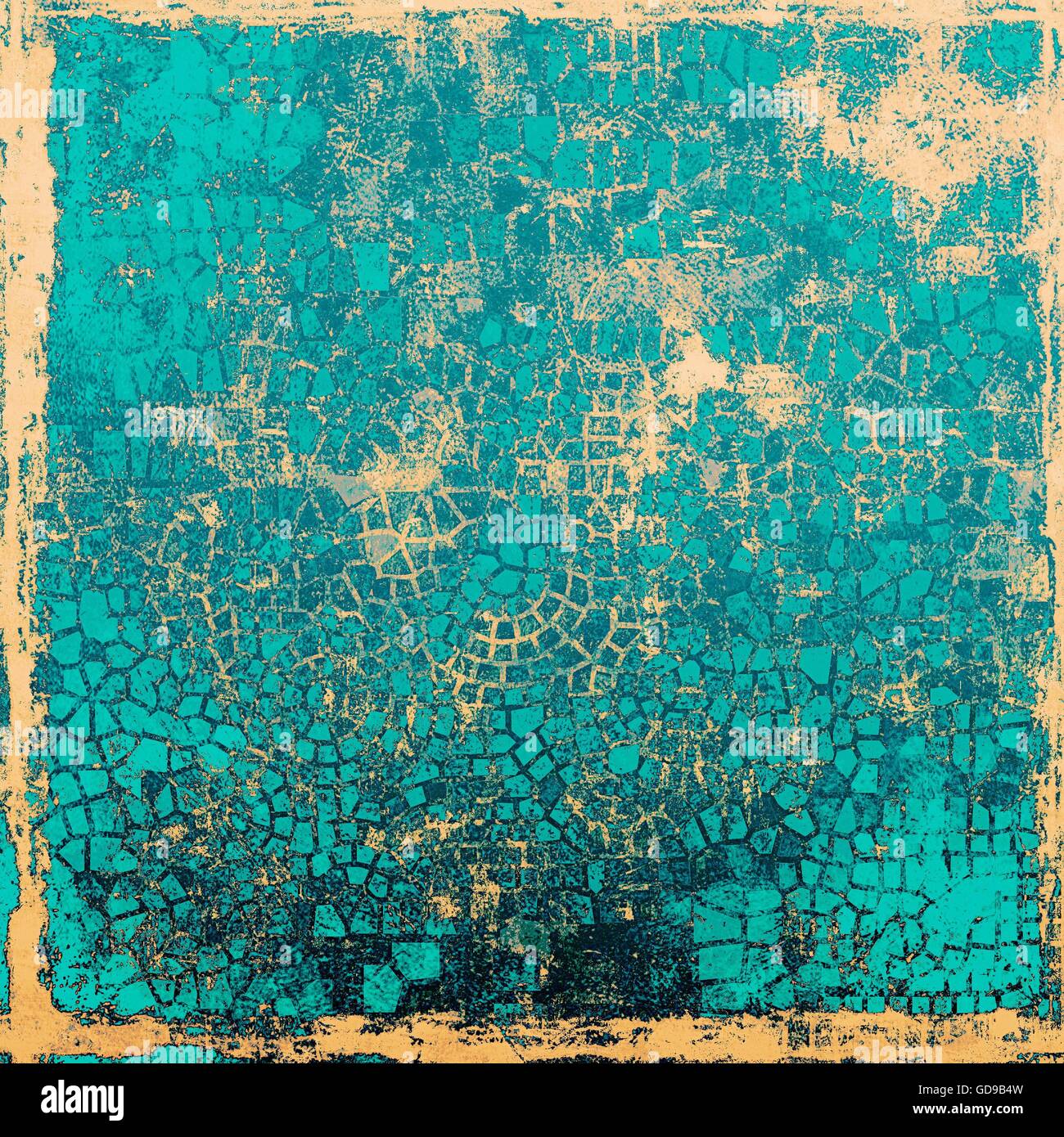 Grunge retro composition, textured vintage background. With different ...