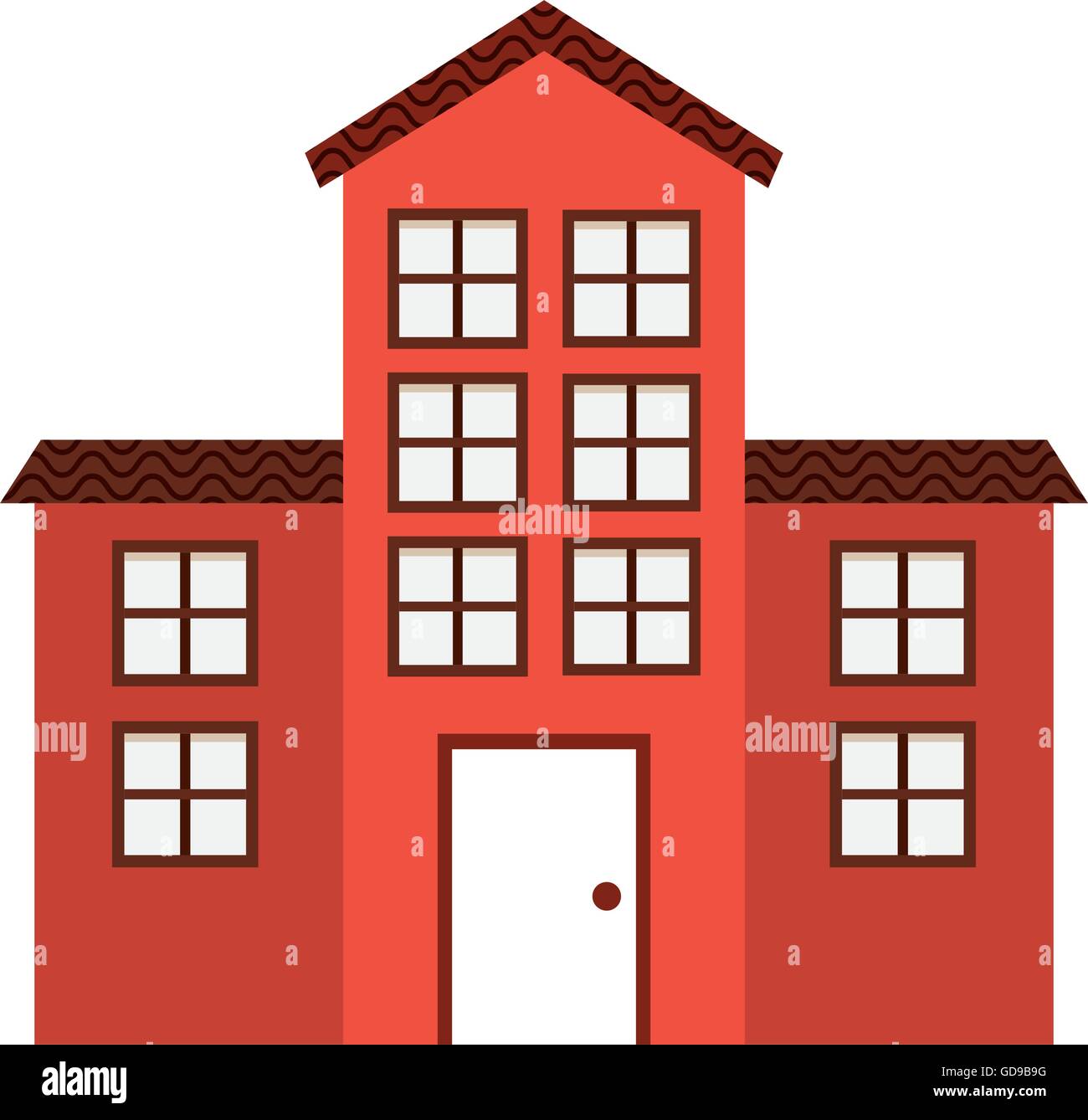 house exterior isolated icon design Stock Vector Image & Art - Alamy