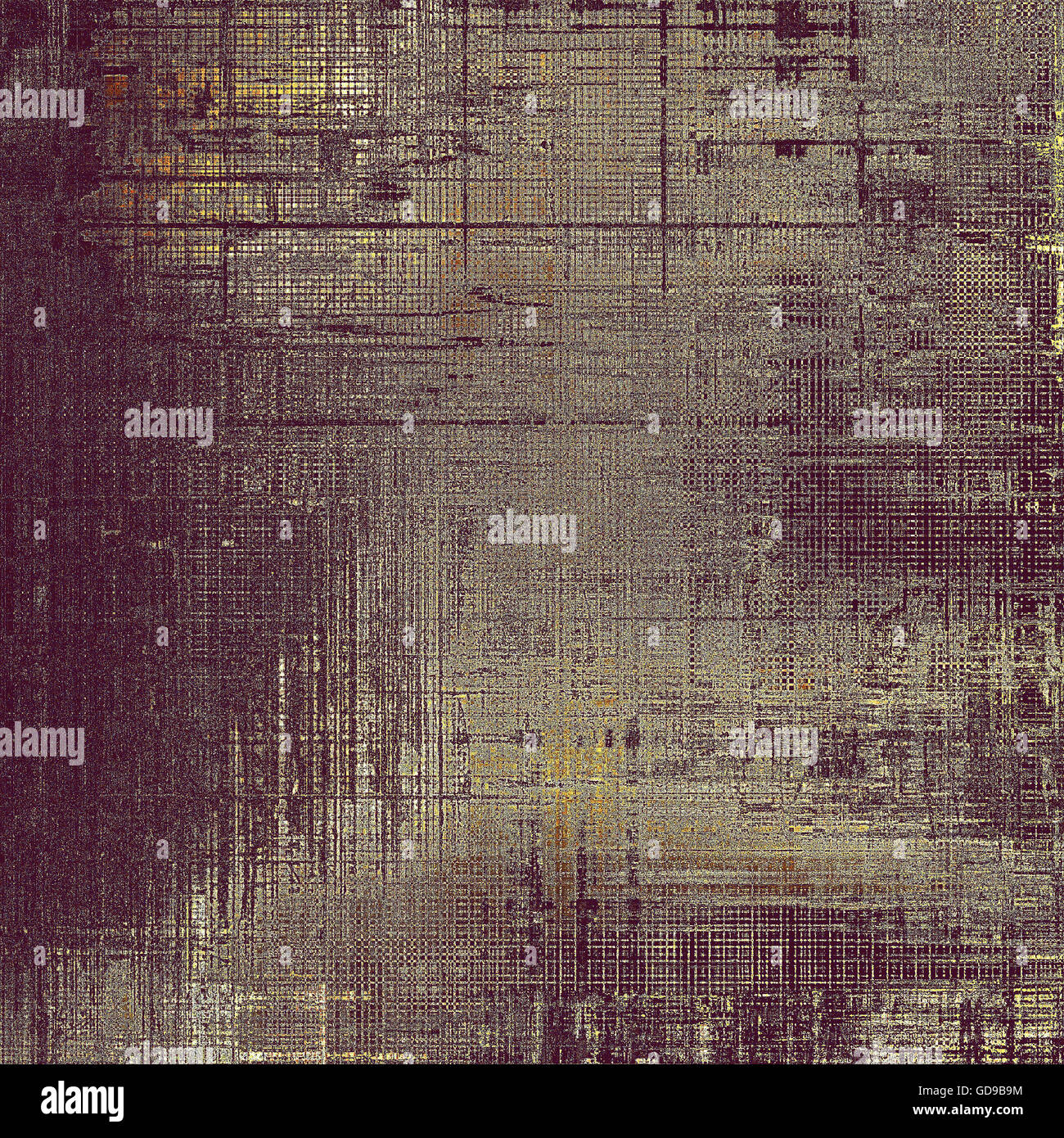 Distressed grunge texture, damaged vintage background with differyellow ...