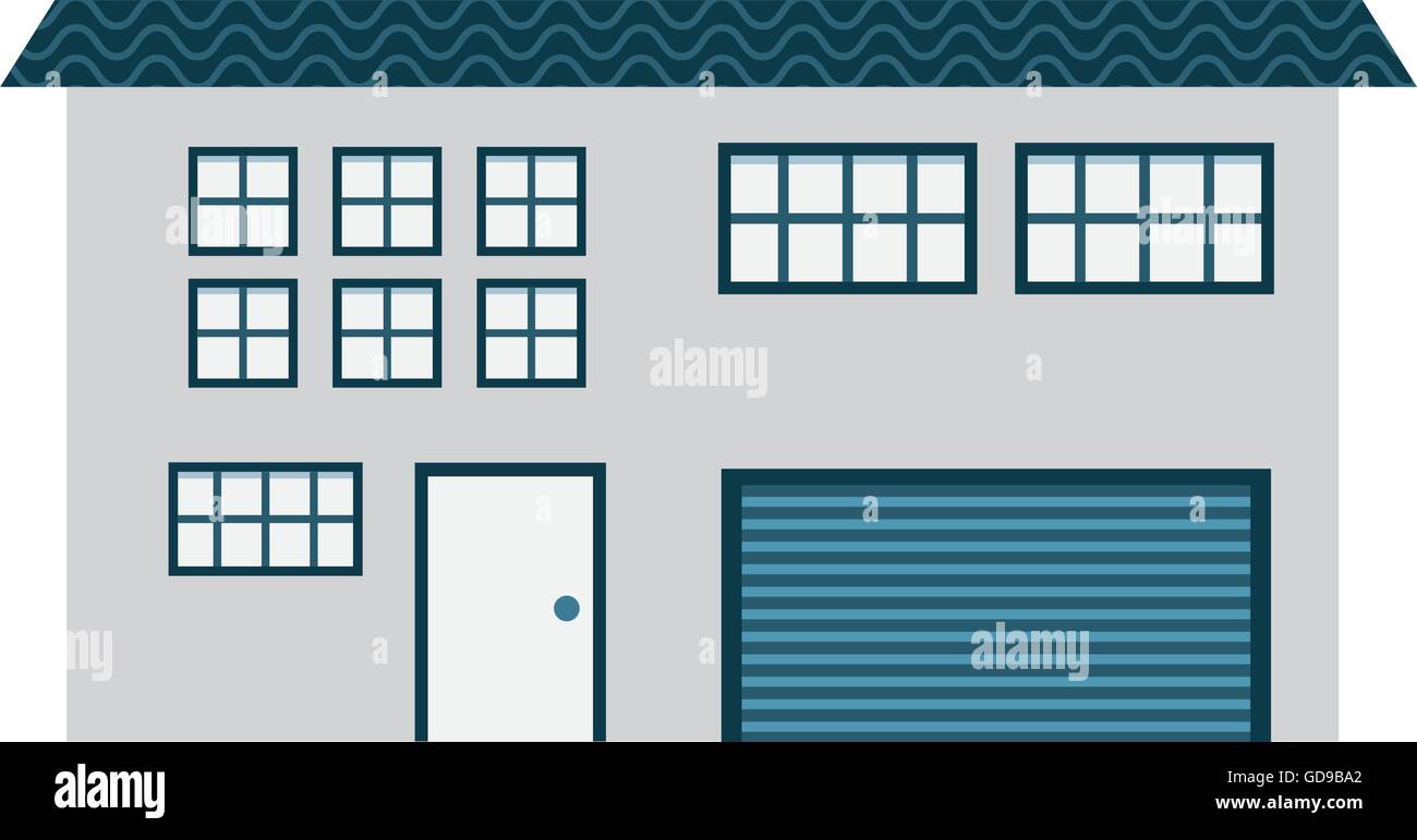 house exterior isolated icon design Stock Vector Image & Art - Alamy