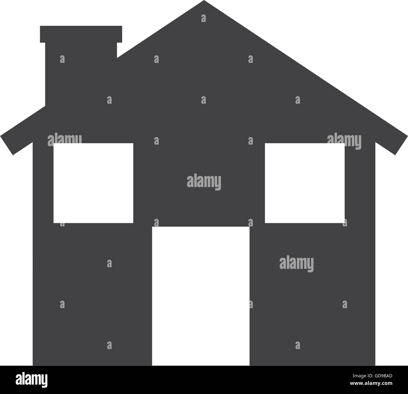 house exterior isolated icon design Stock Vector Image & Art - Alamy