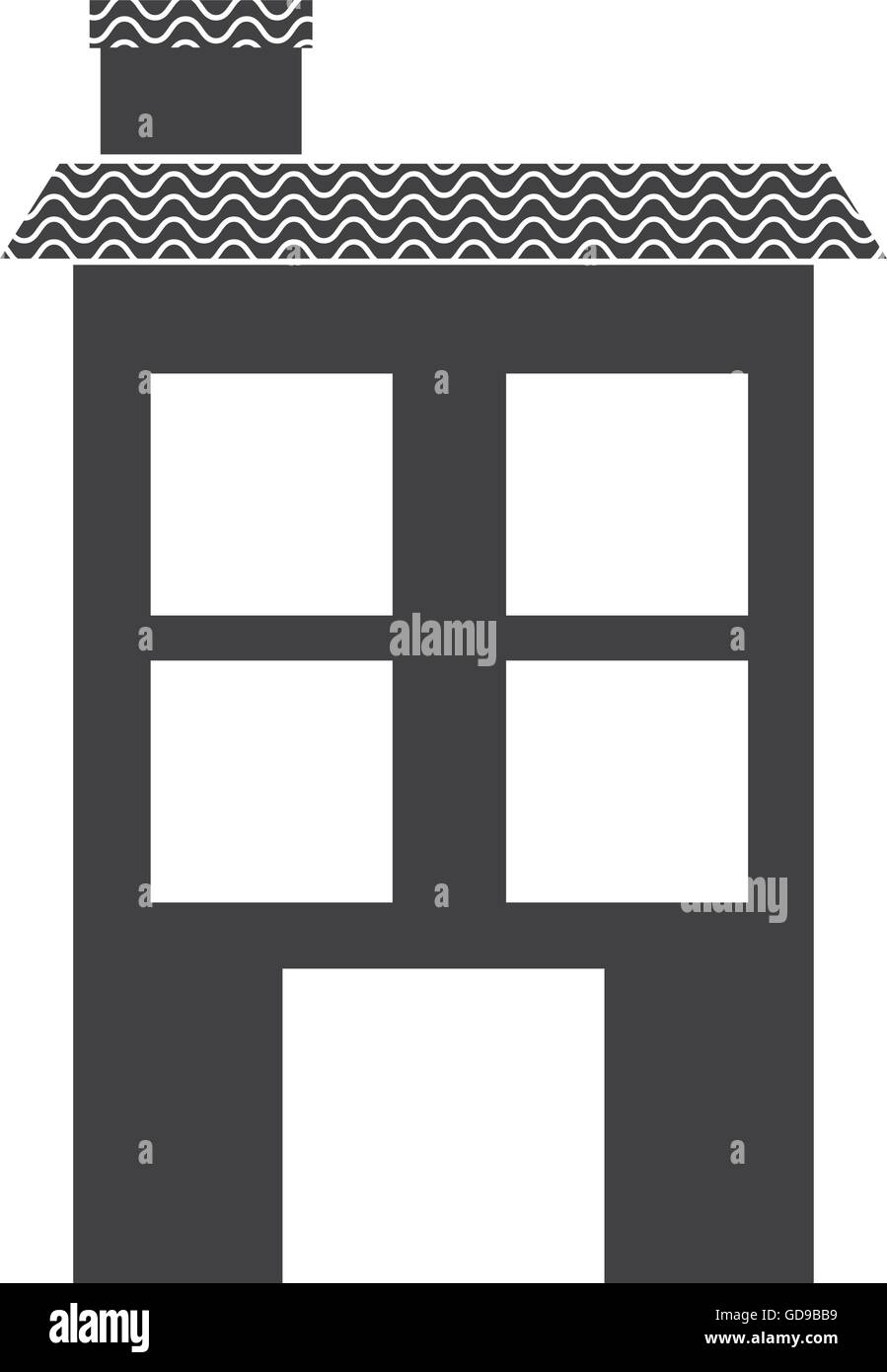 house exterior isolated icon design Stock Vector Image & Art - Alamy
