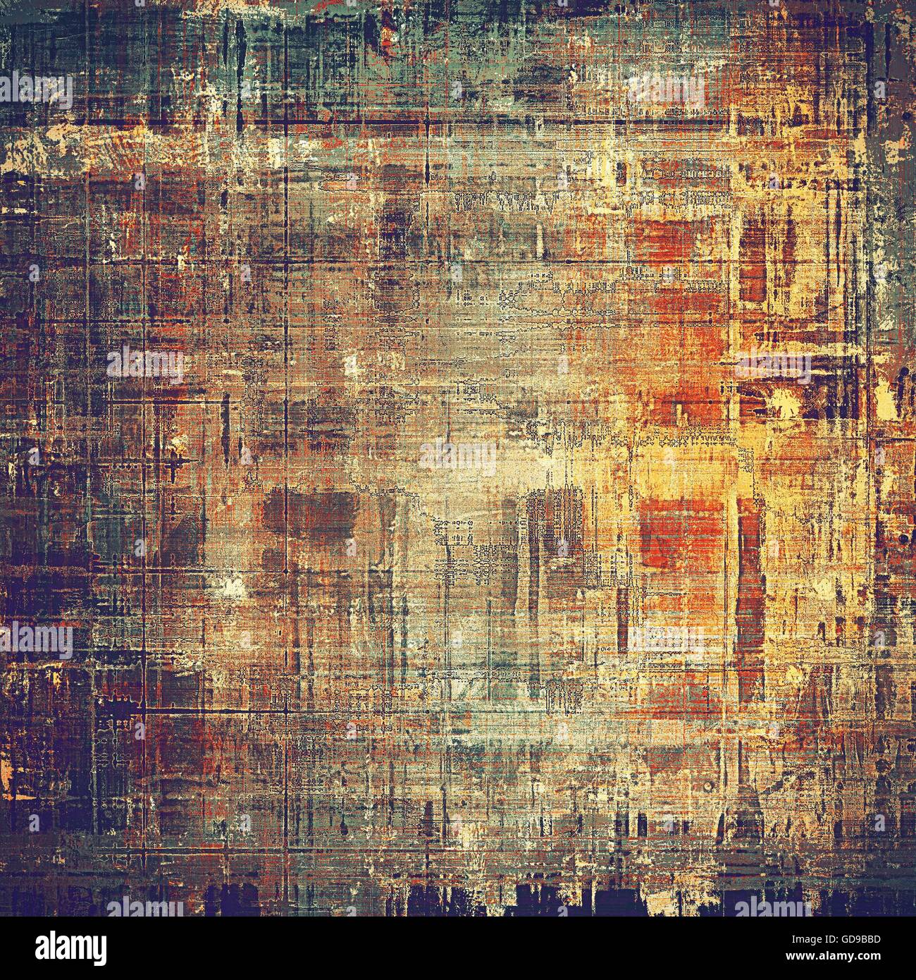 Ancient texture or damaged old style background with vintage grungy ...