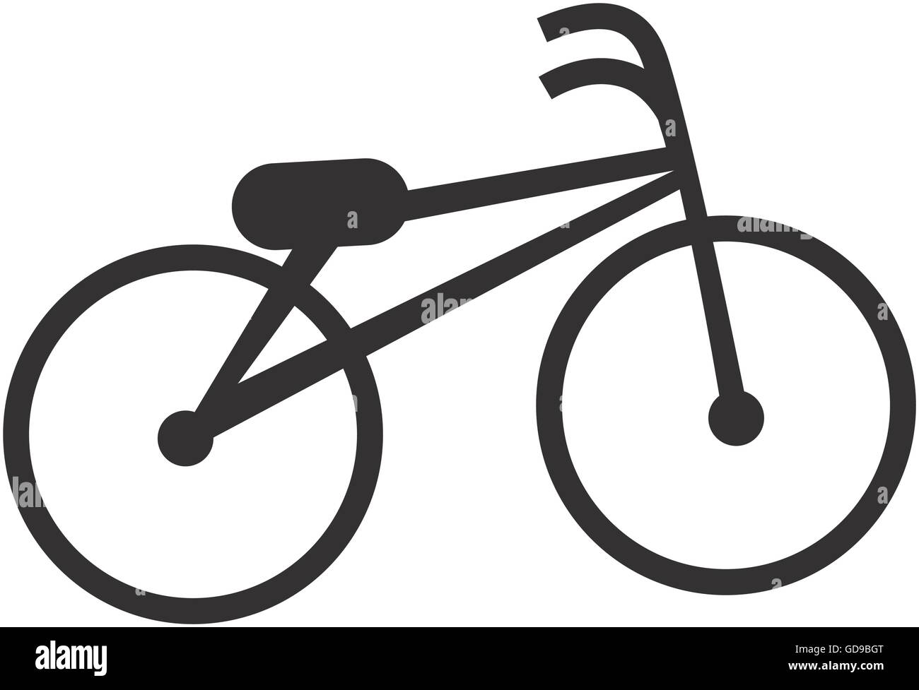 Bicycles bike rack Stock Vector Images - Alamy