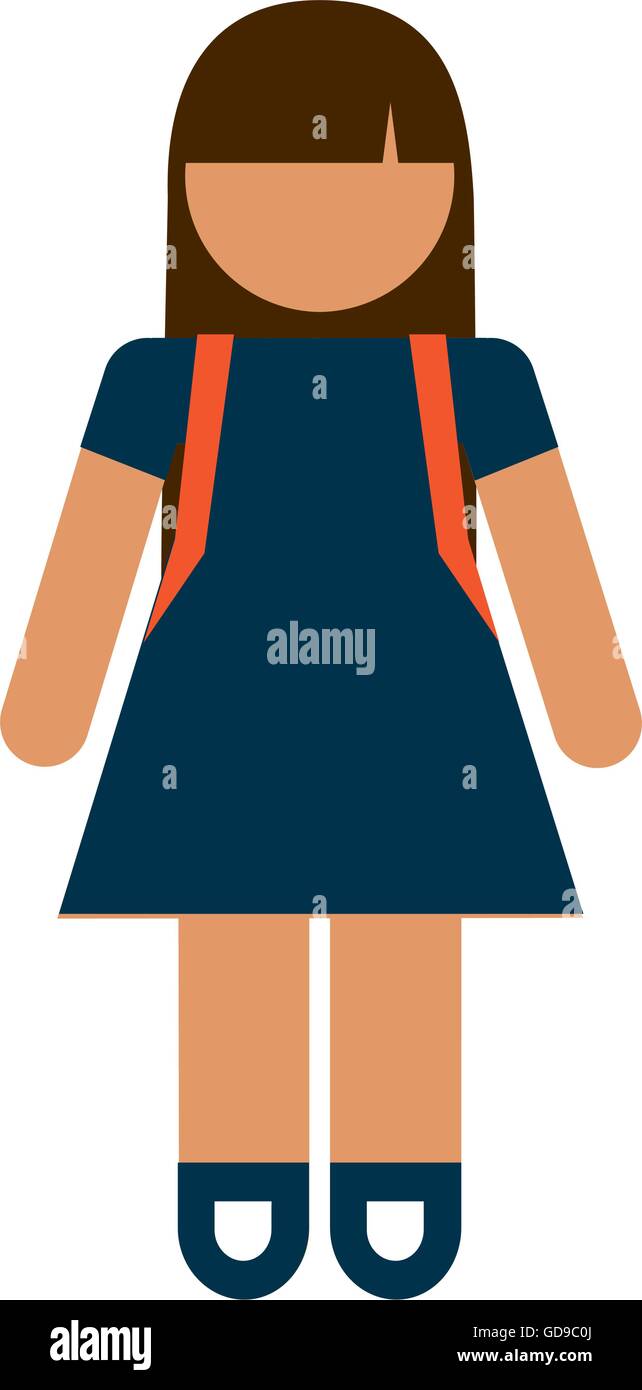 student girl avatar isolated icon design Stock Vector Image & Art - Alamy