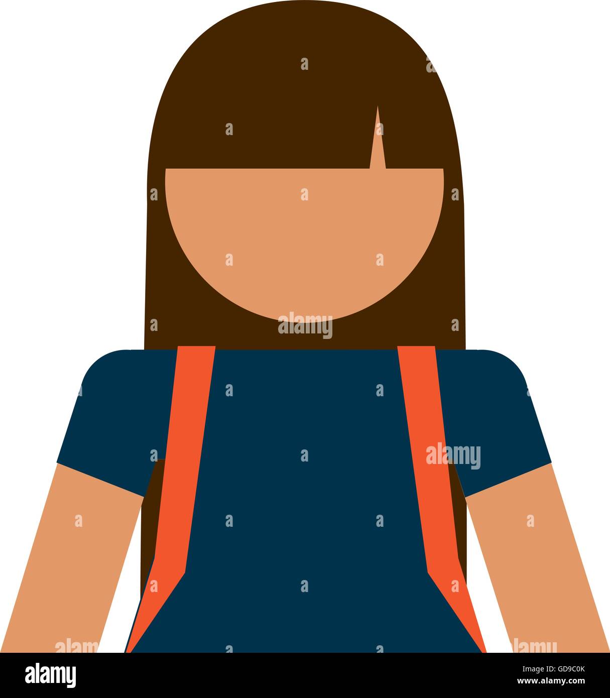 student girl avatar isolated icon design Stock Vector Image & Art - Alamy