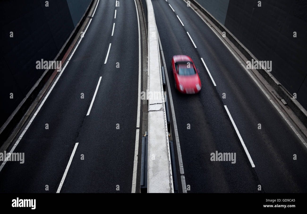 Car birdseye view hi-res stock photography and images - Alamy