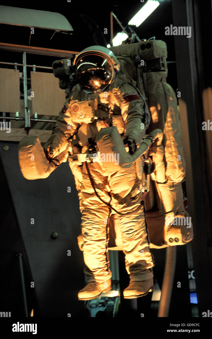 The Russian SOKOL space suit was designed in the 1970s to protect ...