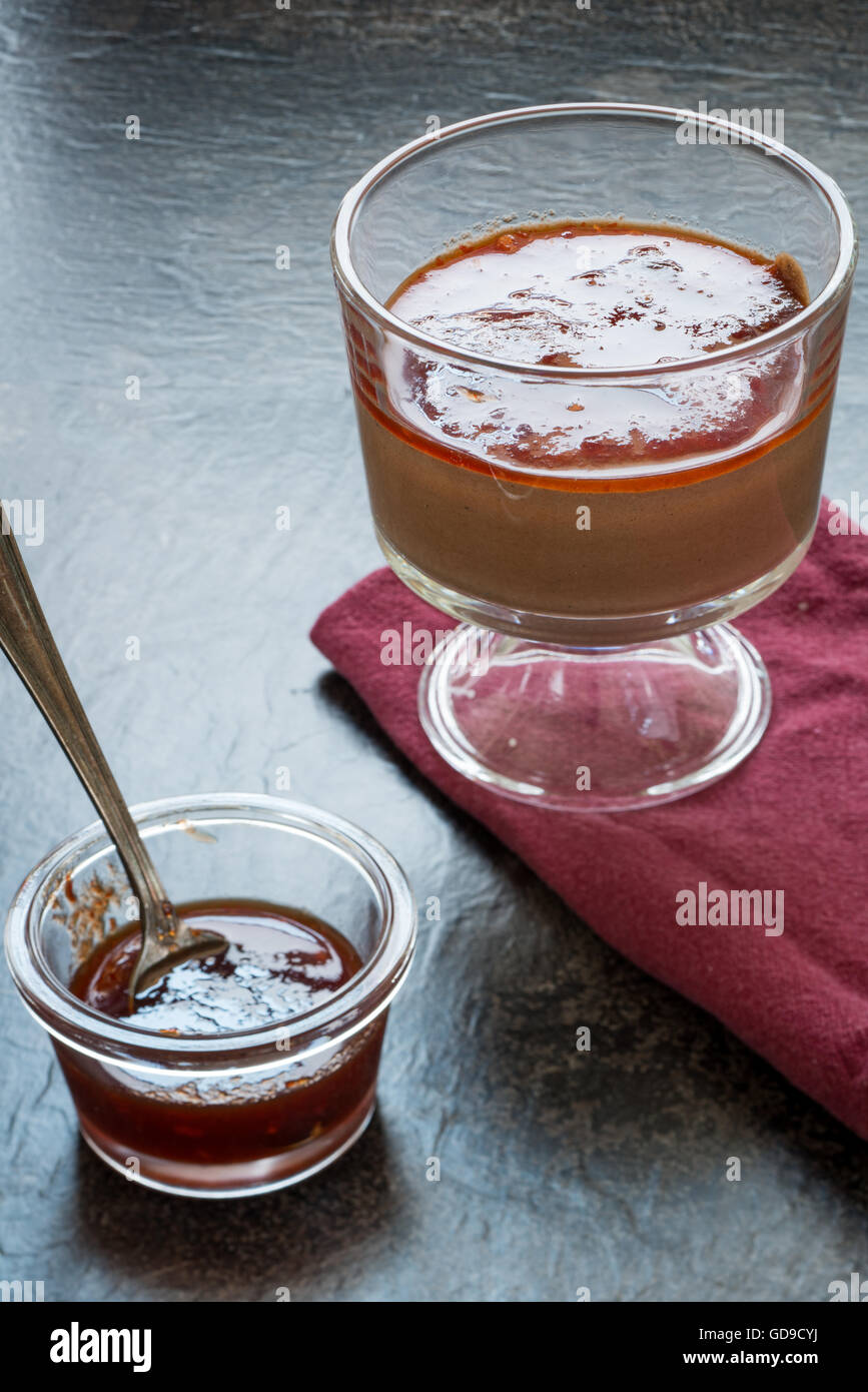 Chill chocolate mouse Stock Photo - Alamy