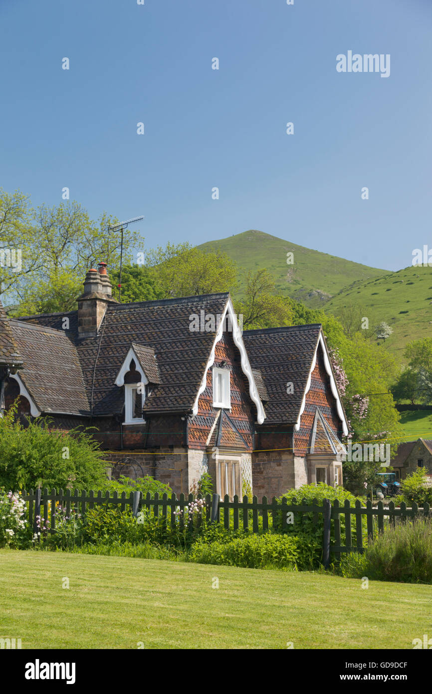 The picturesque village of Ilam, Staffordshire, Peak District , England ...