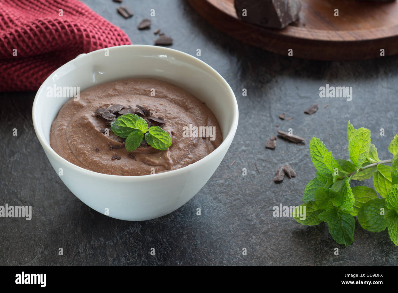 mint chocolate mouse Stock Photo - Alamy