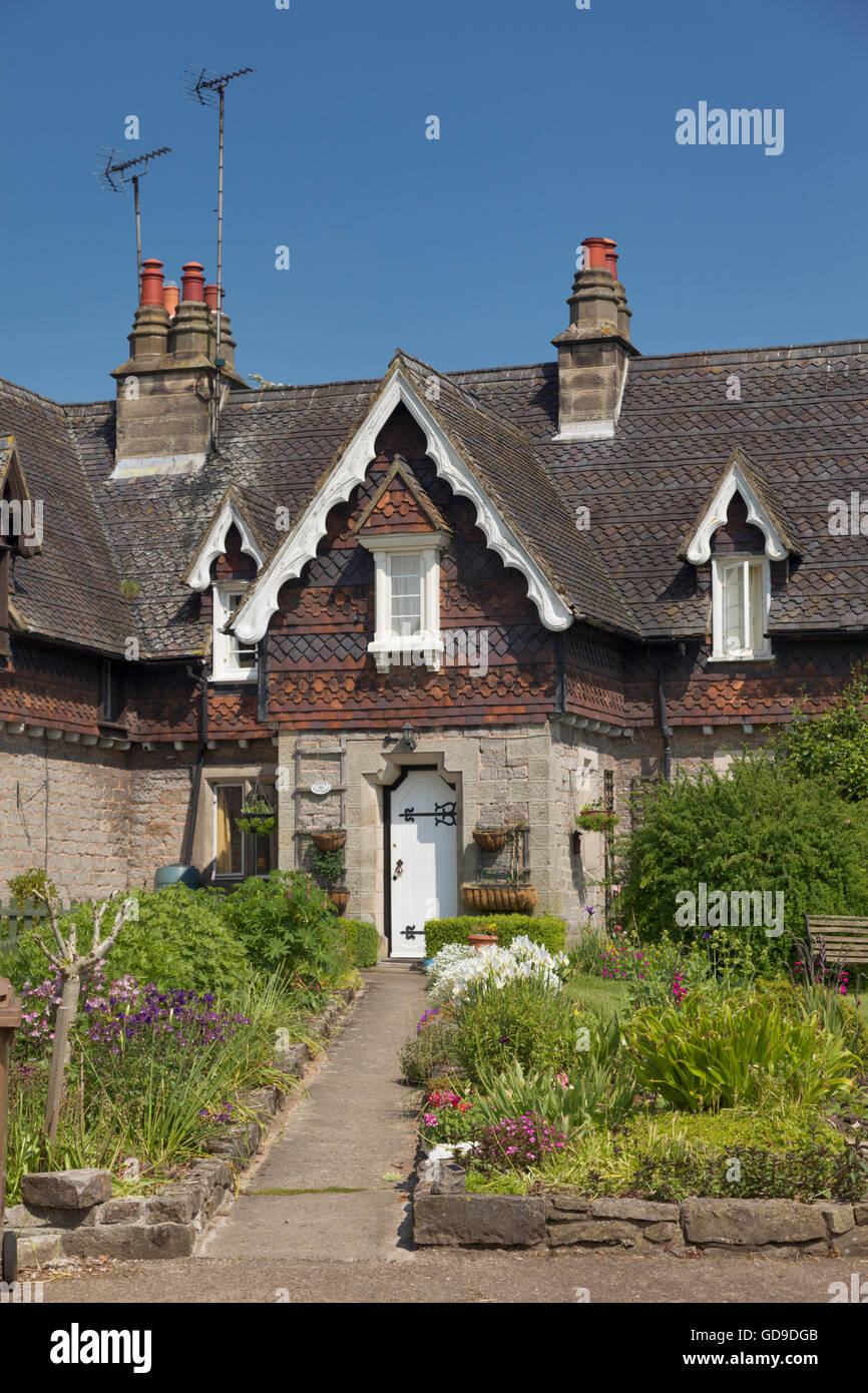 The picturesque village of Ilam, Staffordshire, Peak District , England ...