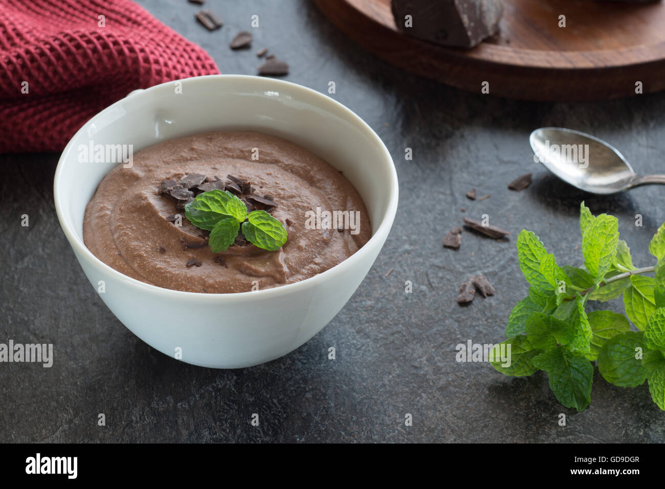 mint chocolate mouse Stock Photo - Alamy