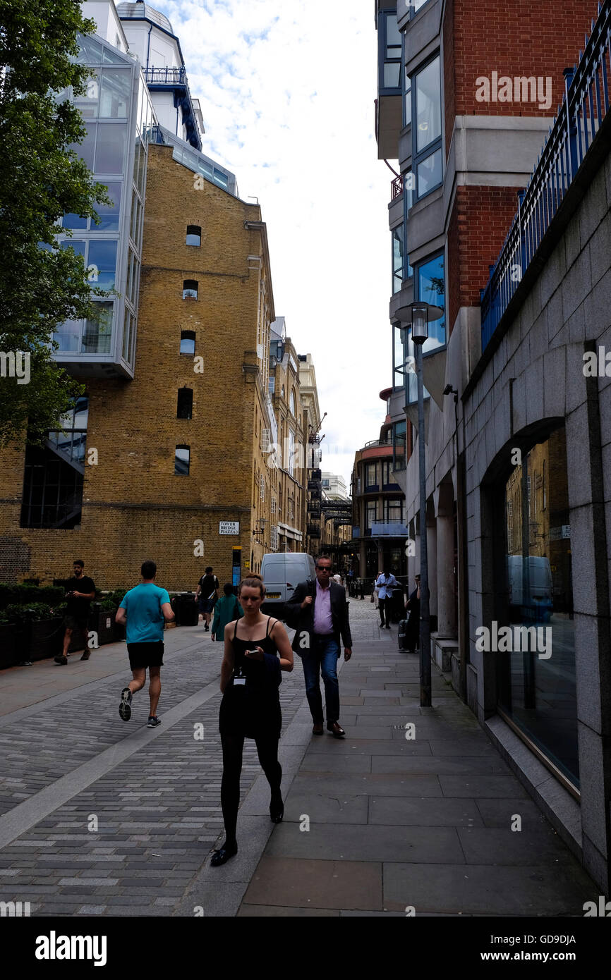 Shad Thames is a historic riverside street next to Tower Bridge in ...