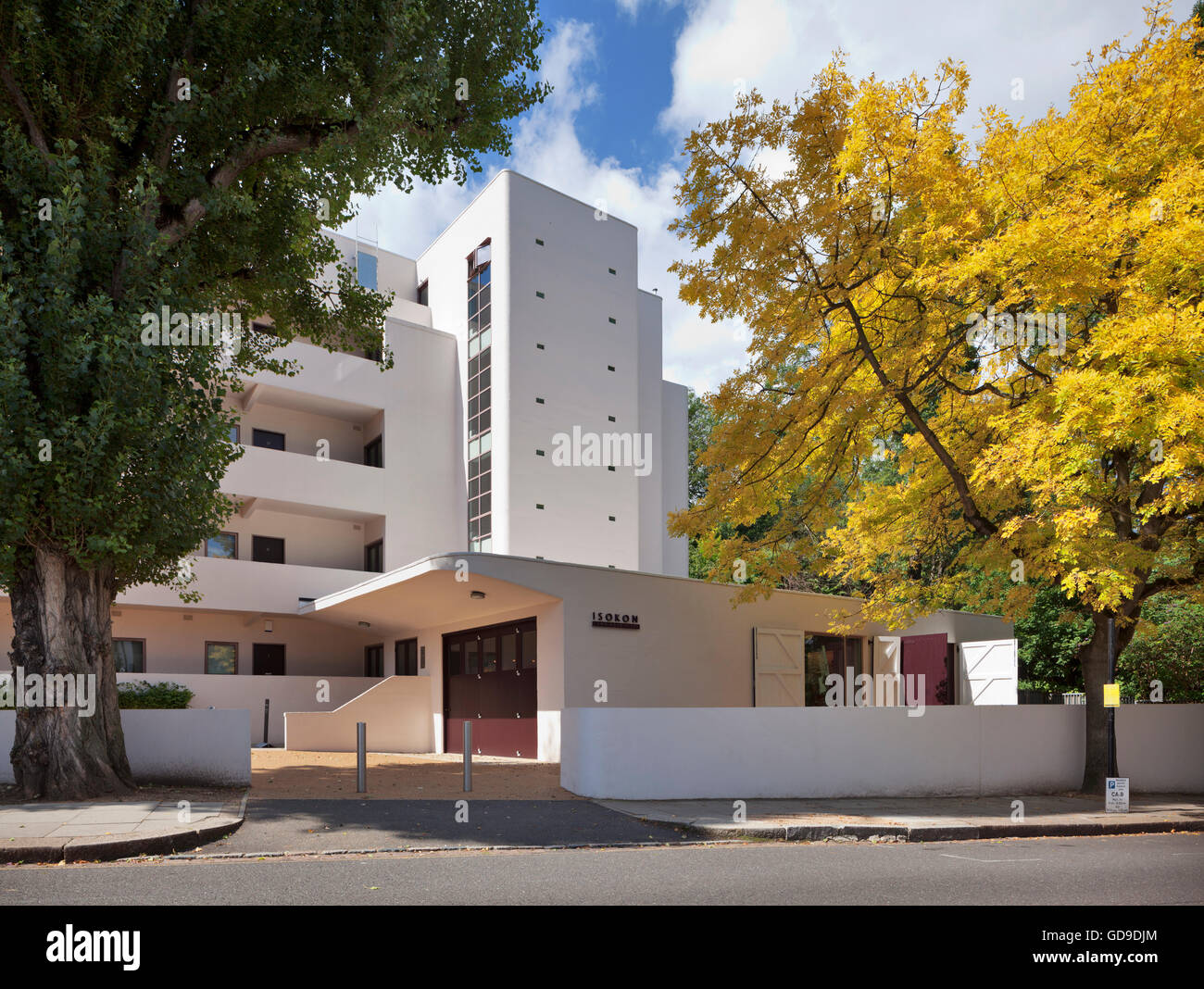 The Isokon building in Hampstead London Stock Photo - Alamy