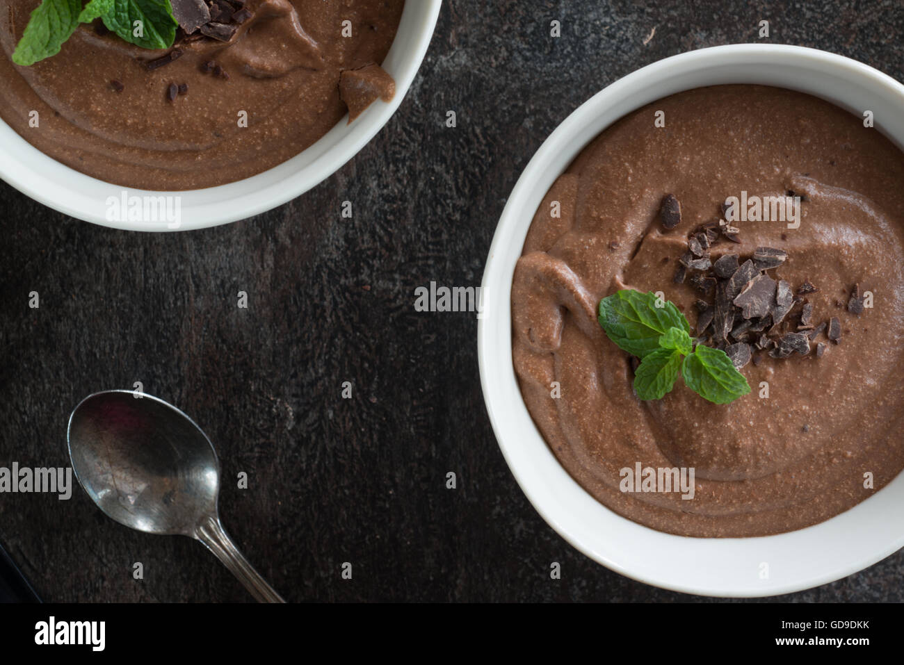 mint chocolate mouse Stock Photo - Alamy