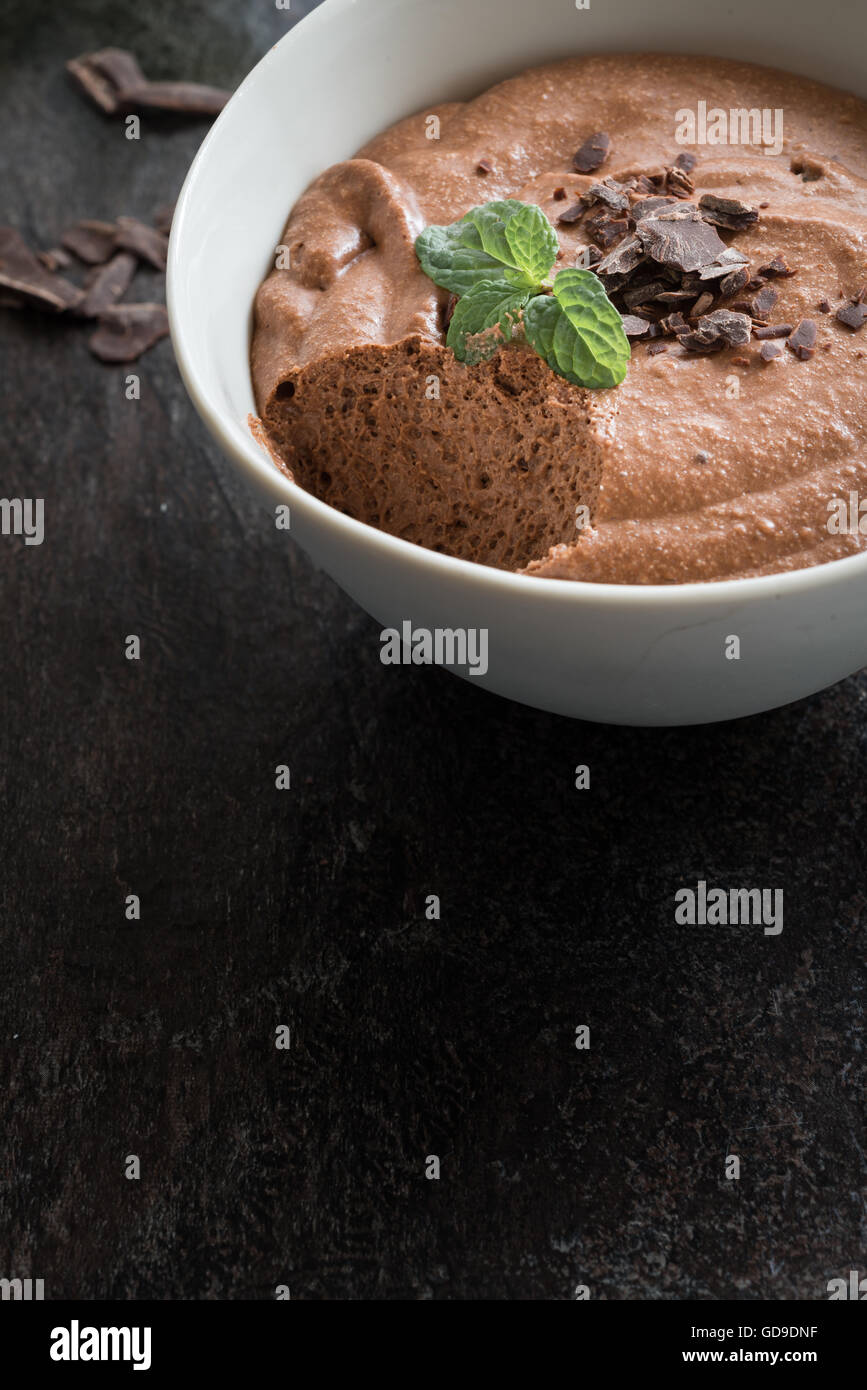 mint chocolate mouse Stock Photo - Alamy