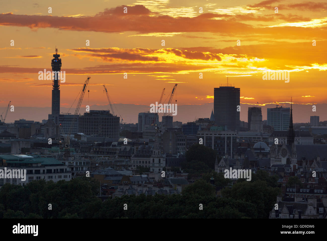 London skyline from tower of london hi-res stock photography and images ...