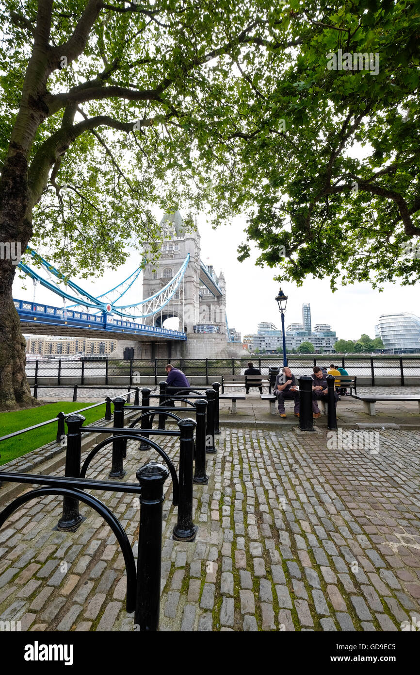 Tower Bridge from Victoria Embankment Stock Photo - Alamy