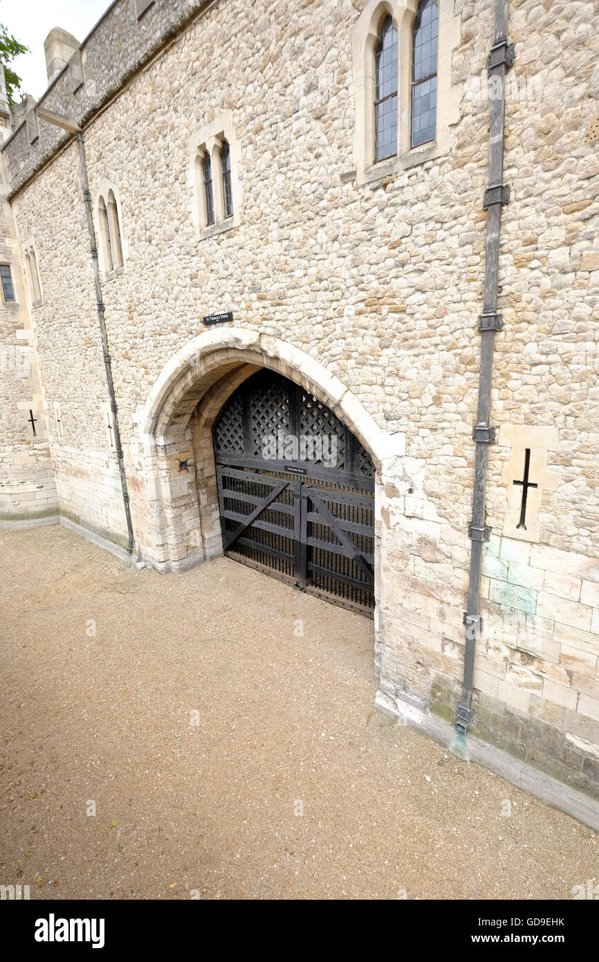 Traitors Gate in the Tower of London Stock Photo - Alamy