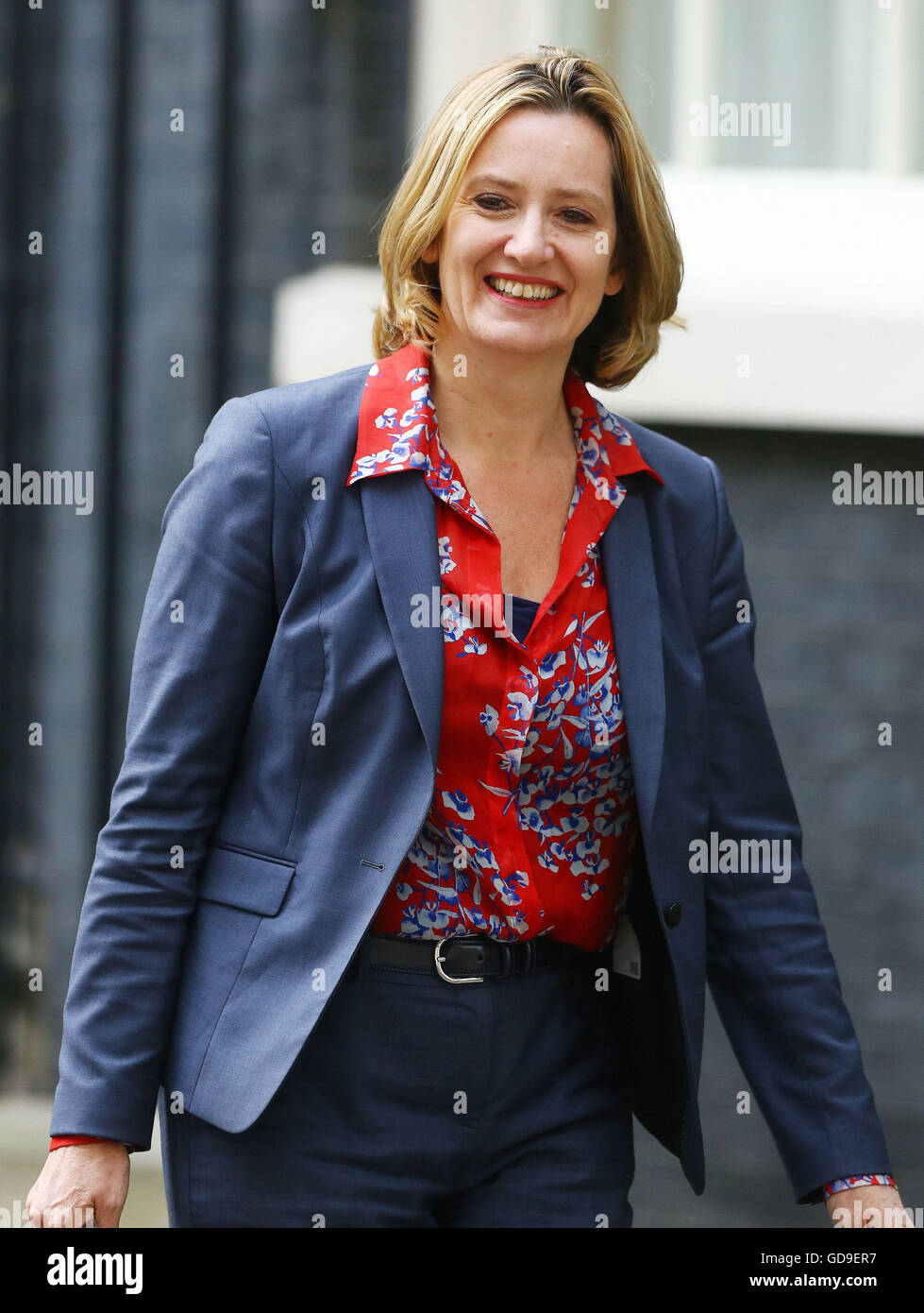 Amber Rudd, leaves 10 Downing Street, central London, after being ...