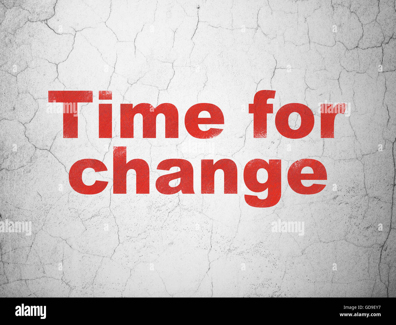 Timeline concept: Time for Change on wall background Stock Photo - Alamy
