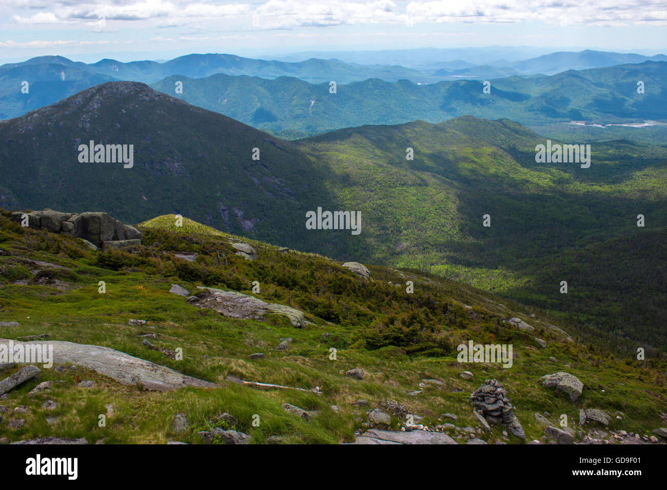 View from mount marcy, NY Stock Photo - Alamy