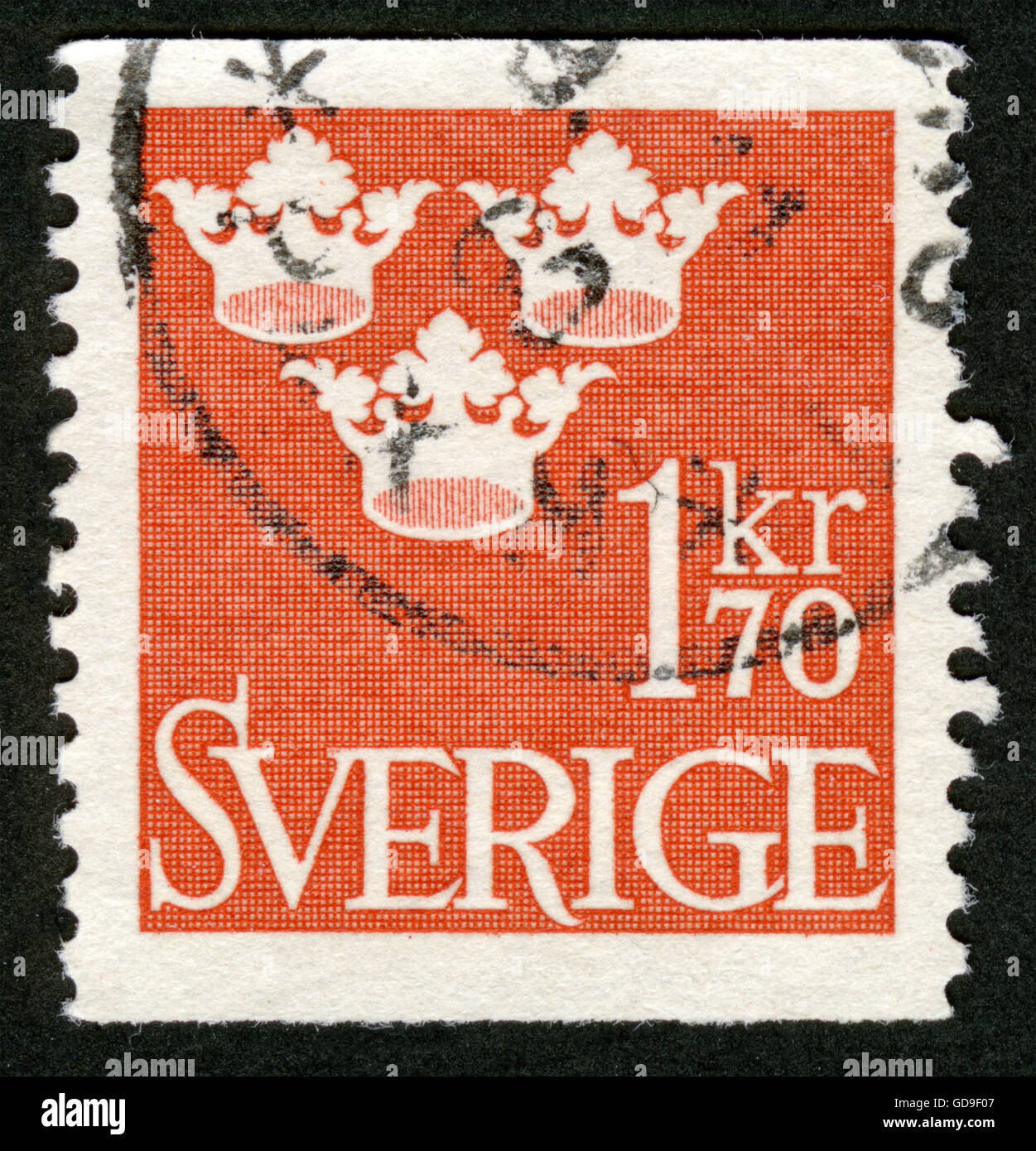 Sweden postage stamp hi-res stock photography and images - Alamy