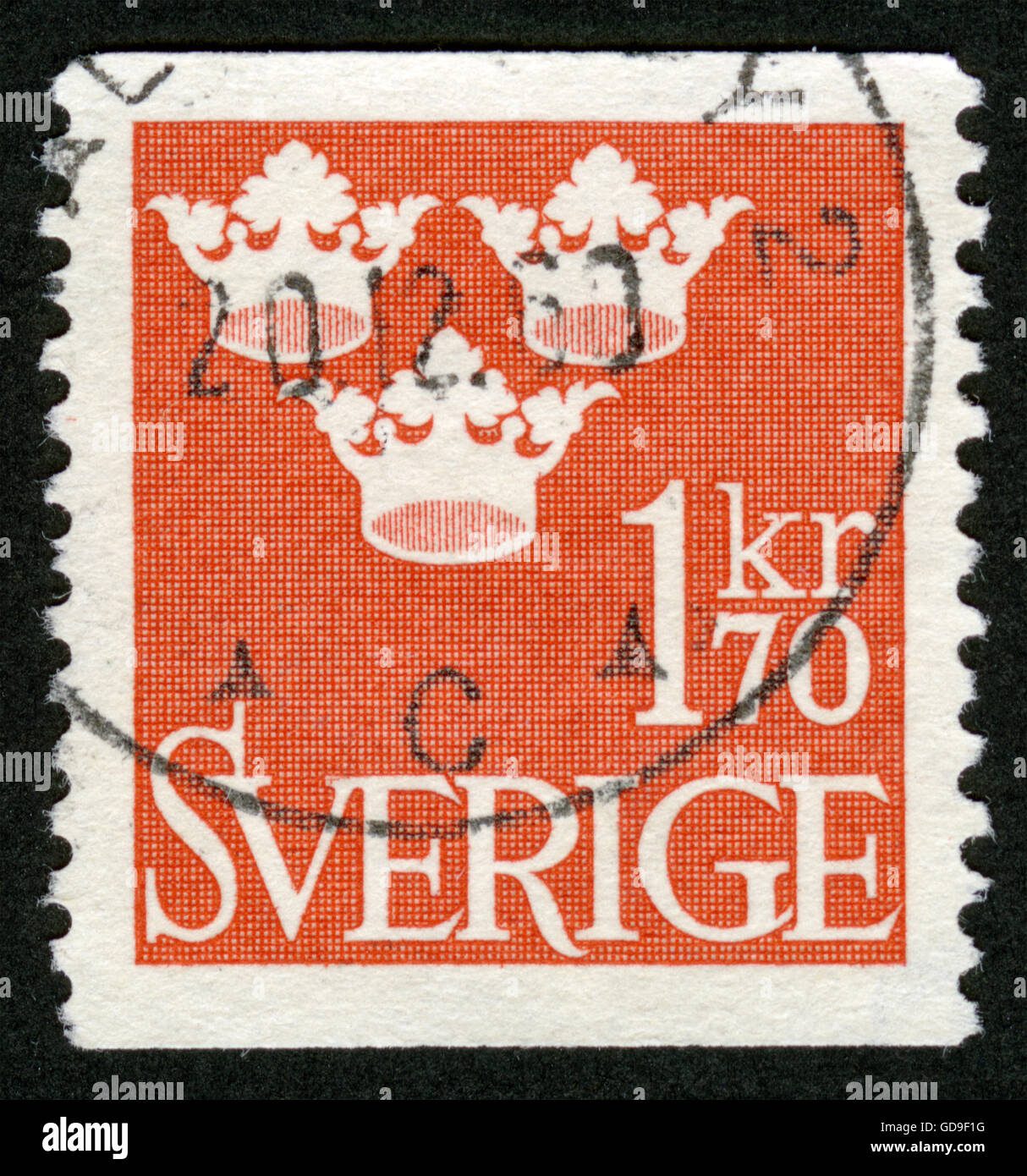 Sweden postage stamp hi-res stock photography and images - Alamy