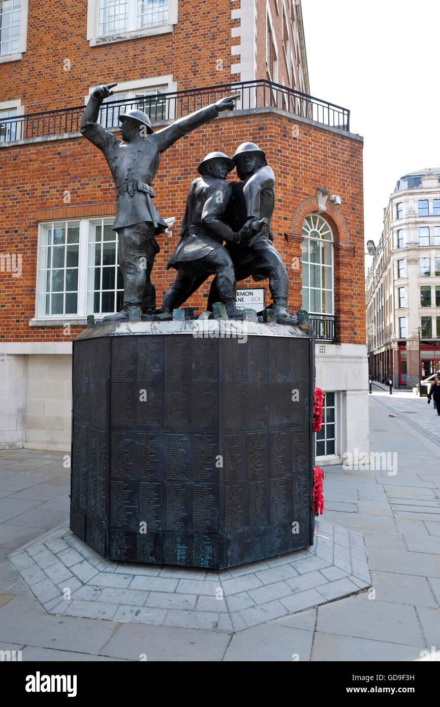 Blitz a memorial statue commemoration those firefighters who gave their ...