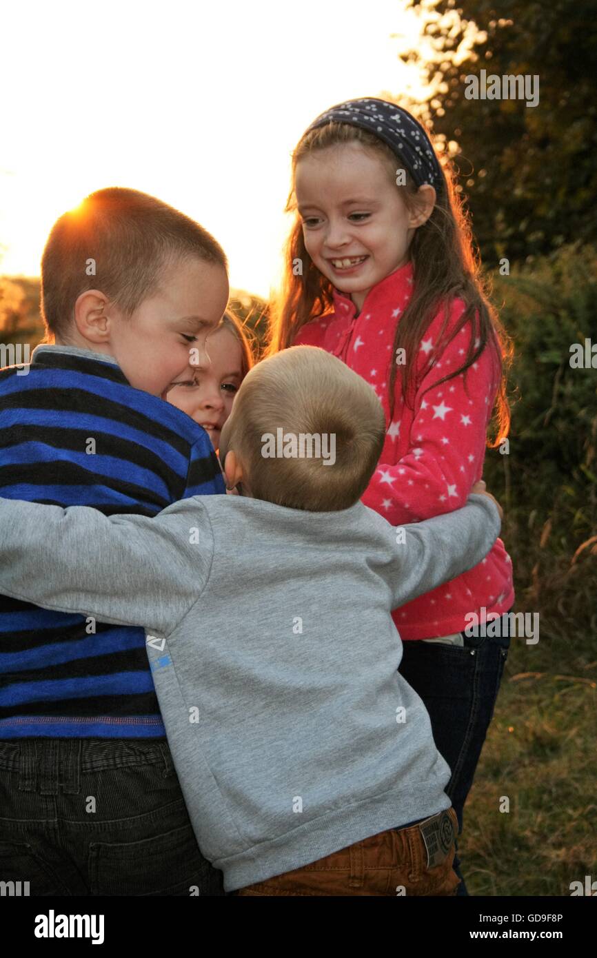 Families of four hi-res stock photography and images - Alamy