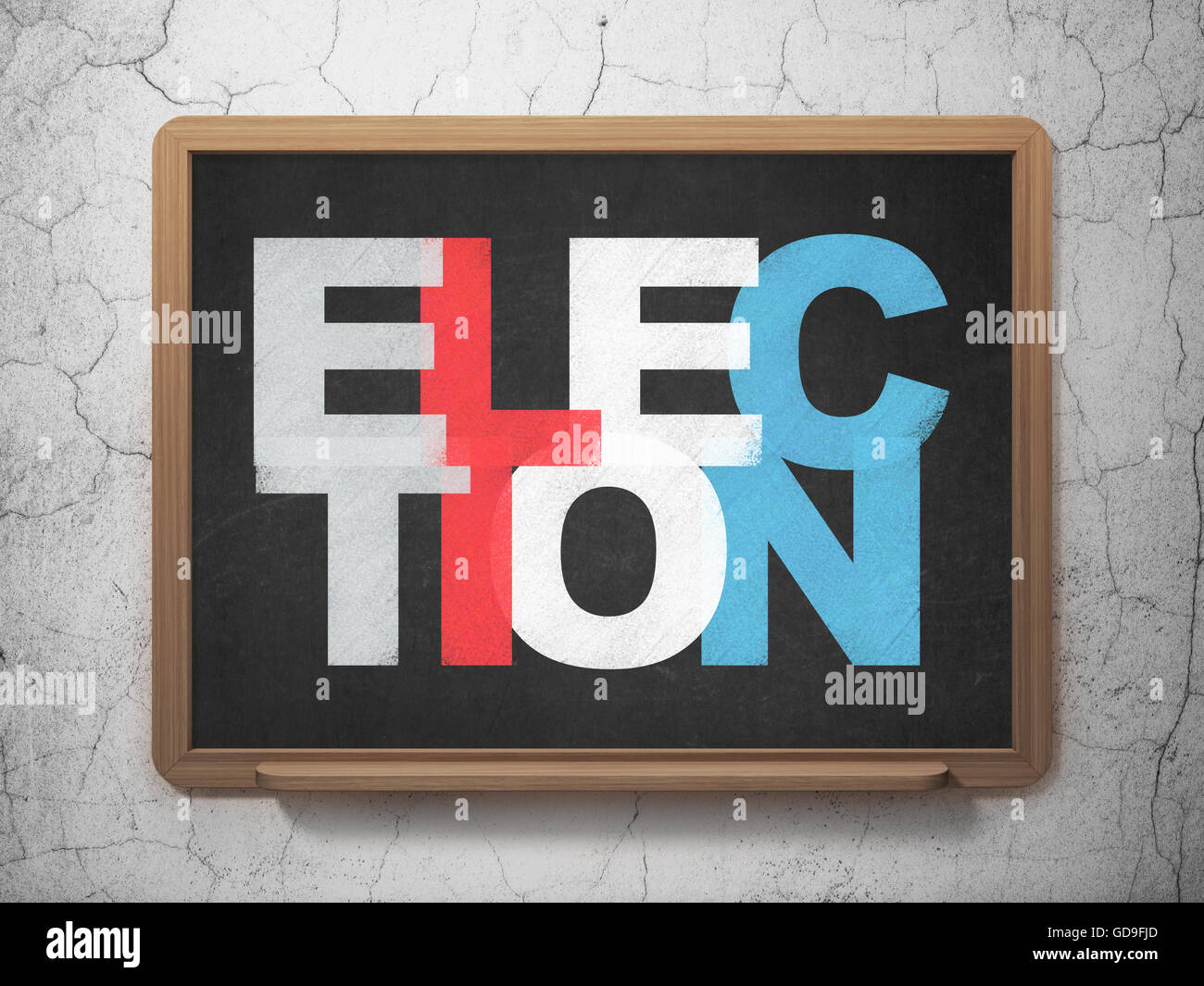 Political concept: Election on School board background Stock Photo - Alamy