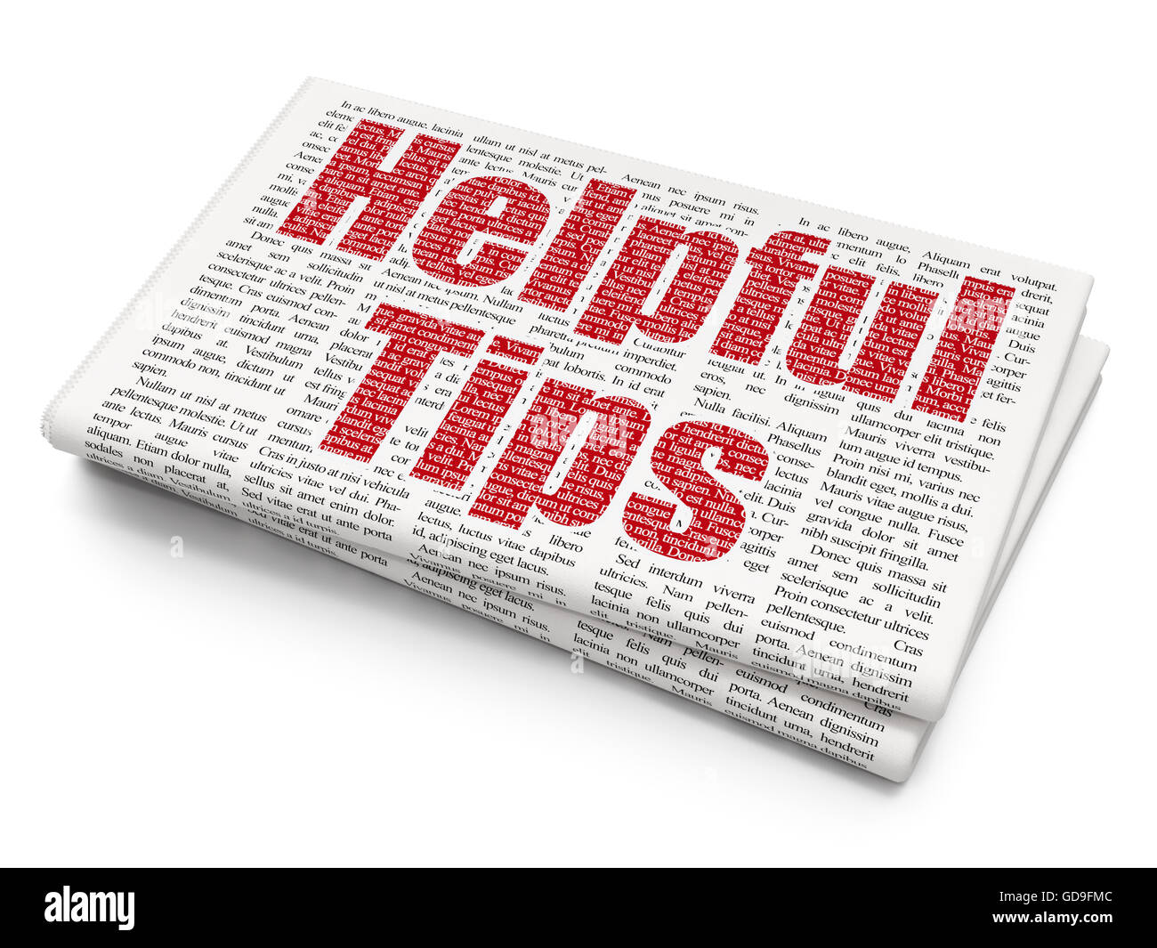 Helpful tips concept on Cut Out Stock Images & Pictures - Alamy