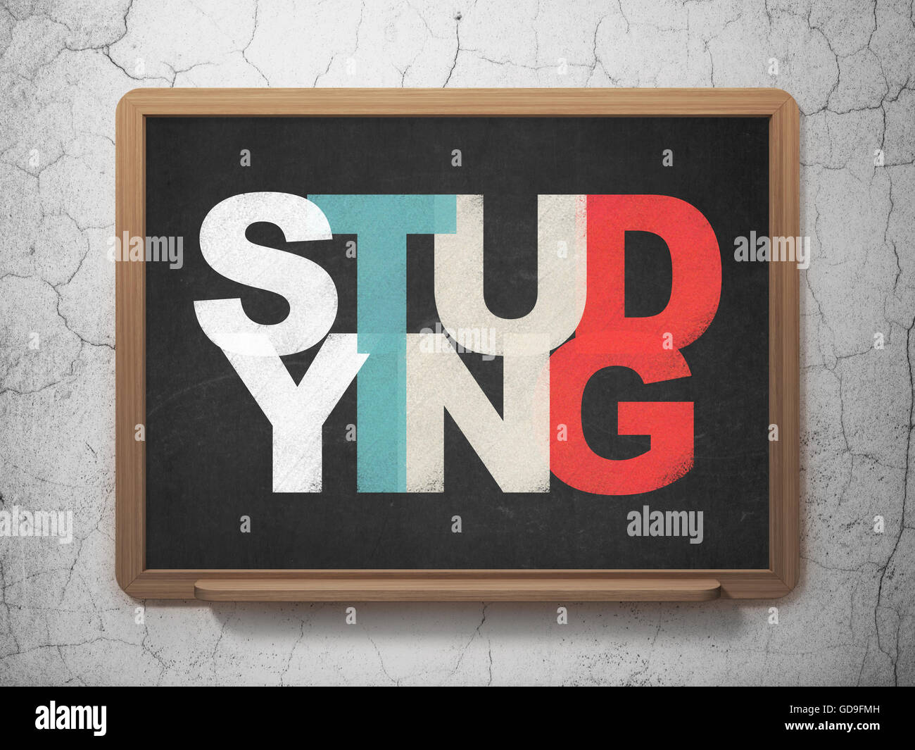 Education concept: Studying on School board background Stock Photo - Alamy