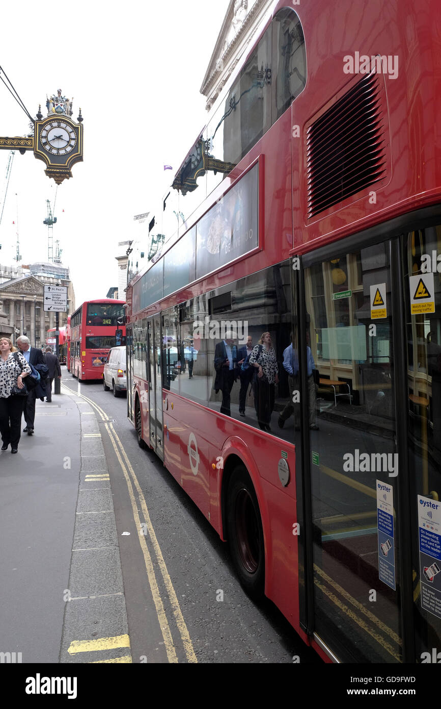 London United Kingdom. Famous London double decker bus in London and ...