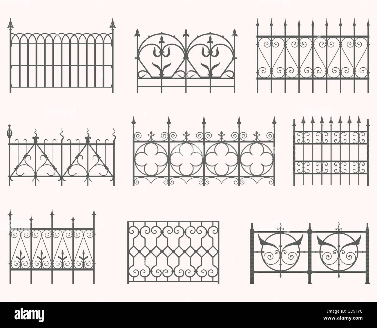 Metal lattice design Stock Vector Images - Alamy