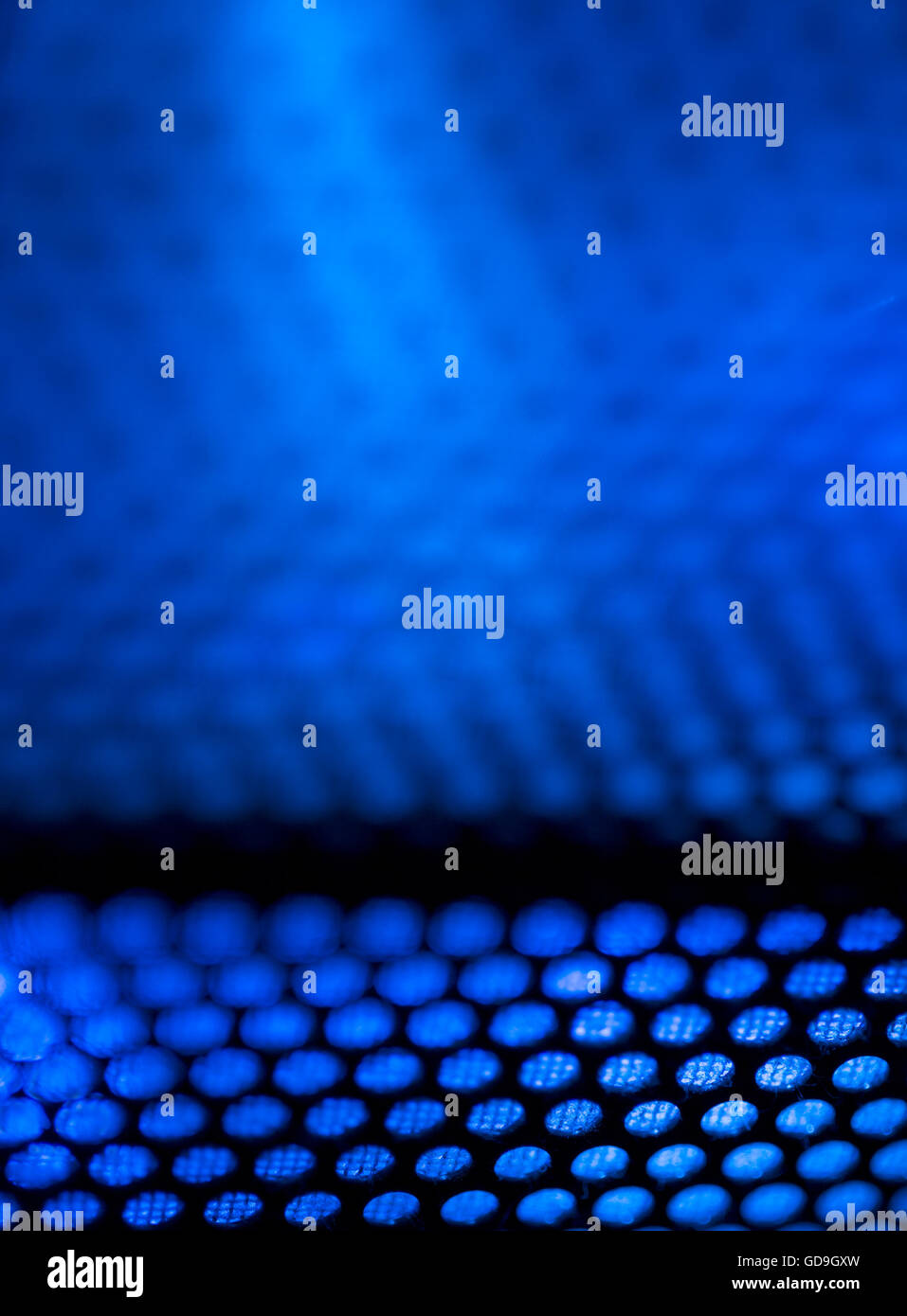 Blue perforated metal texture hi-res stock photography and images - Alamy
