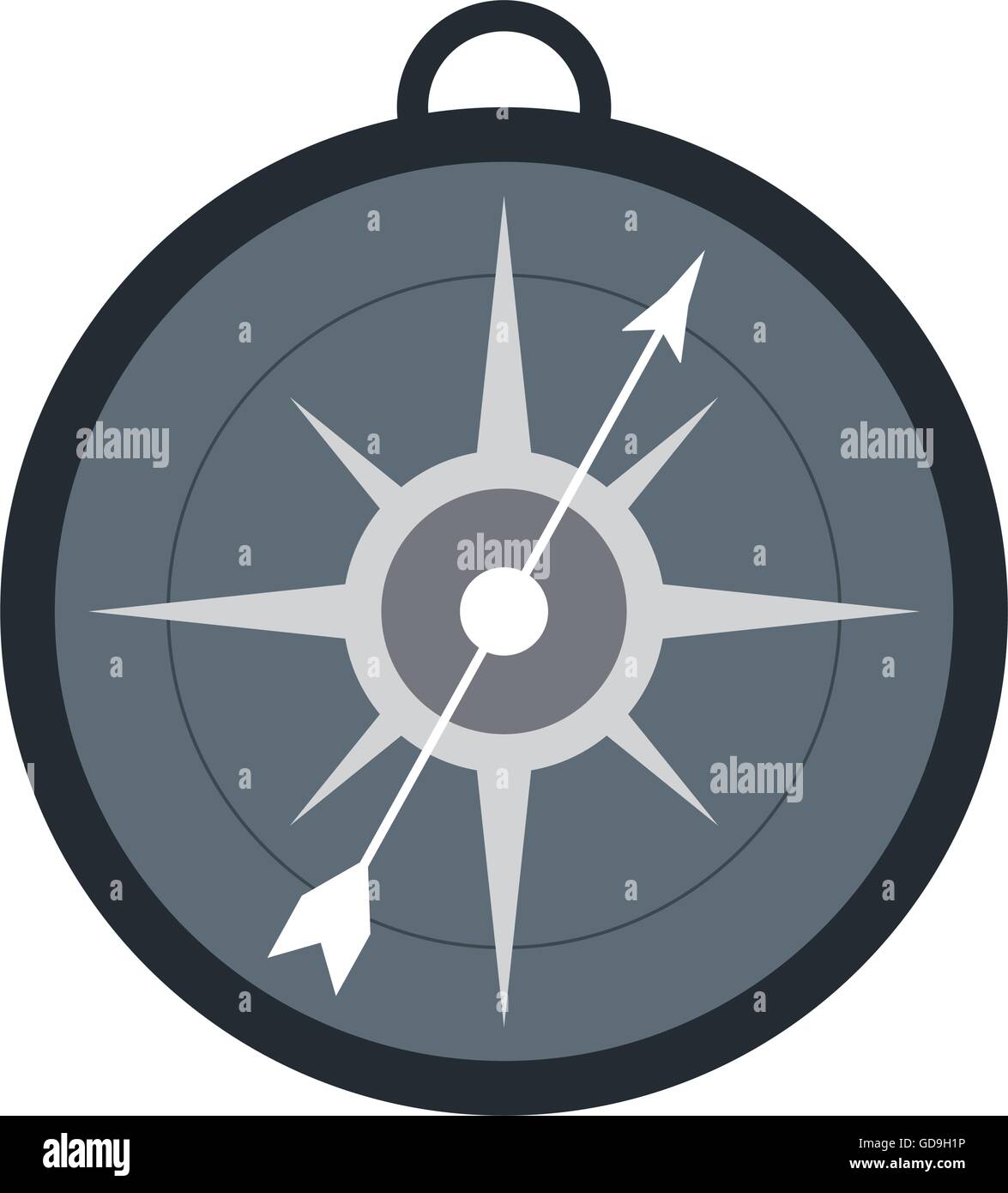simple compass icon Stock Vector Image & Art - Alamy