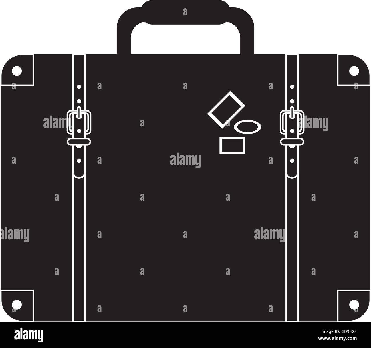 Digital summer stickers Stock Vector Images - Alamy