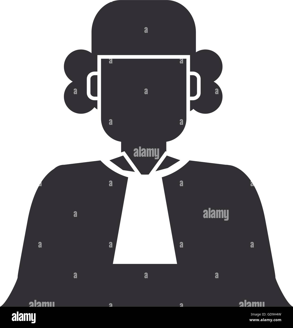 court judge icon Stock Vector Image & Art - Alamy