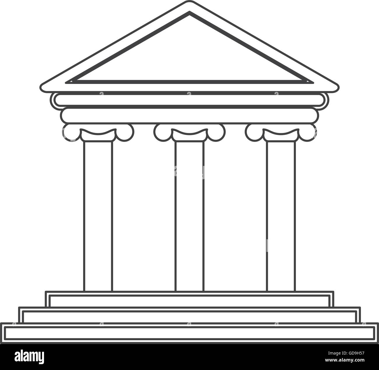 ancient greek building icon Stock Vector Image & Art - Alamy