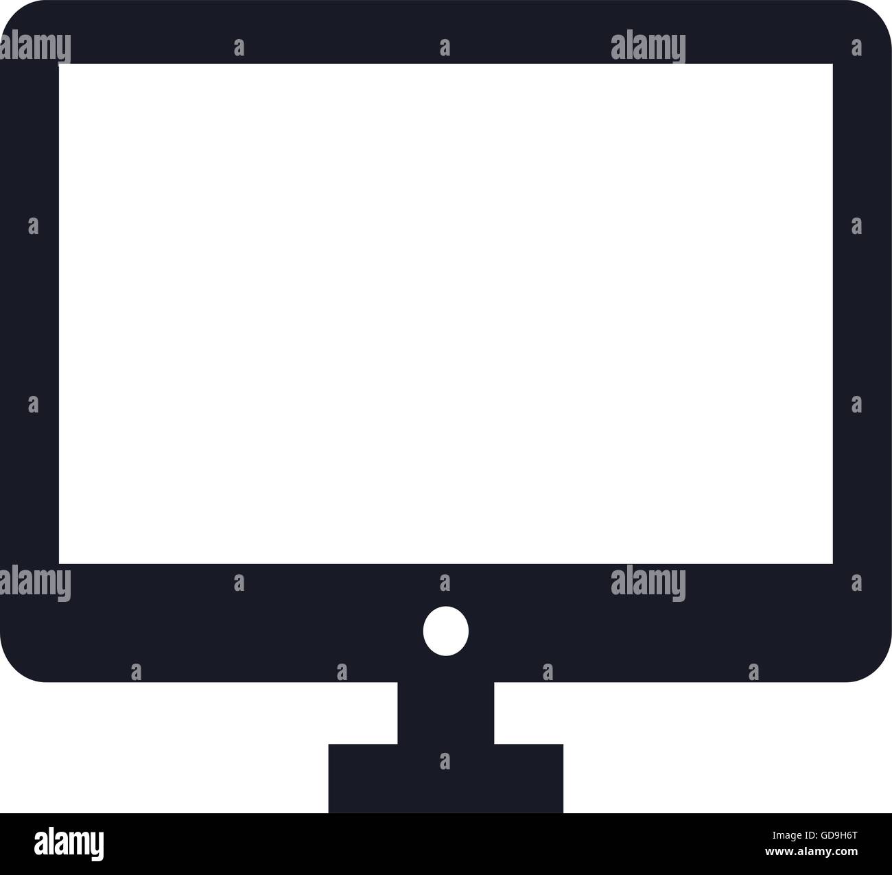 computer monitor icon Stock Vector Image & Art - Alamy