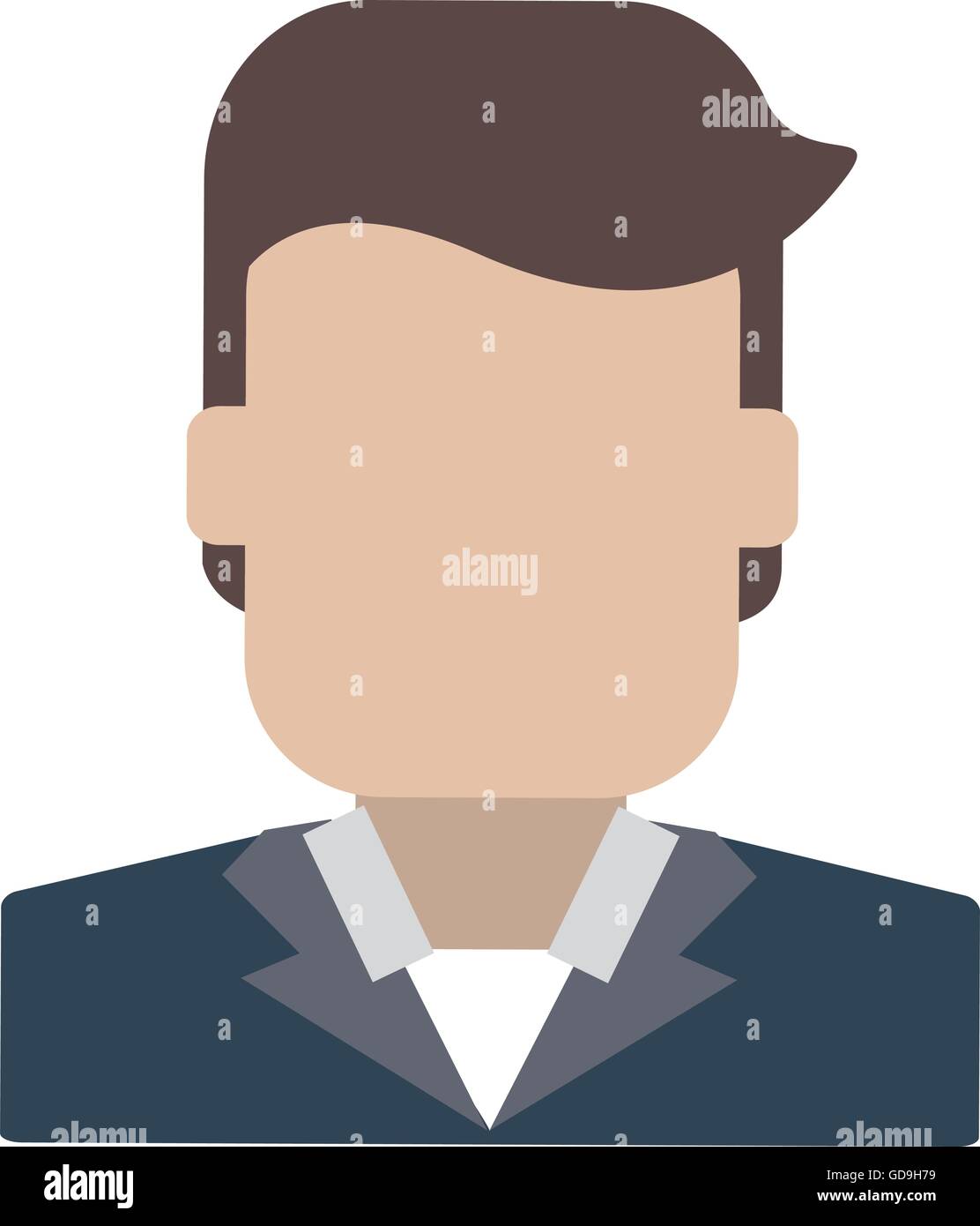 faceless businessman portrait icon Stock Vector Image & Art - Alamy